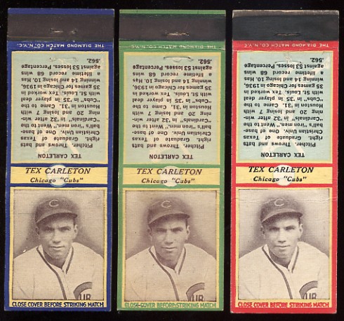 www.StarsOfTheDiamond.com **Misc. Pre-War Cards (1930-1945)**